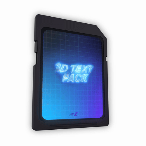 3D TEXT PACK